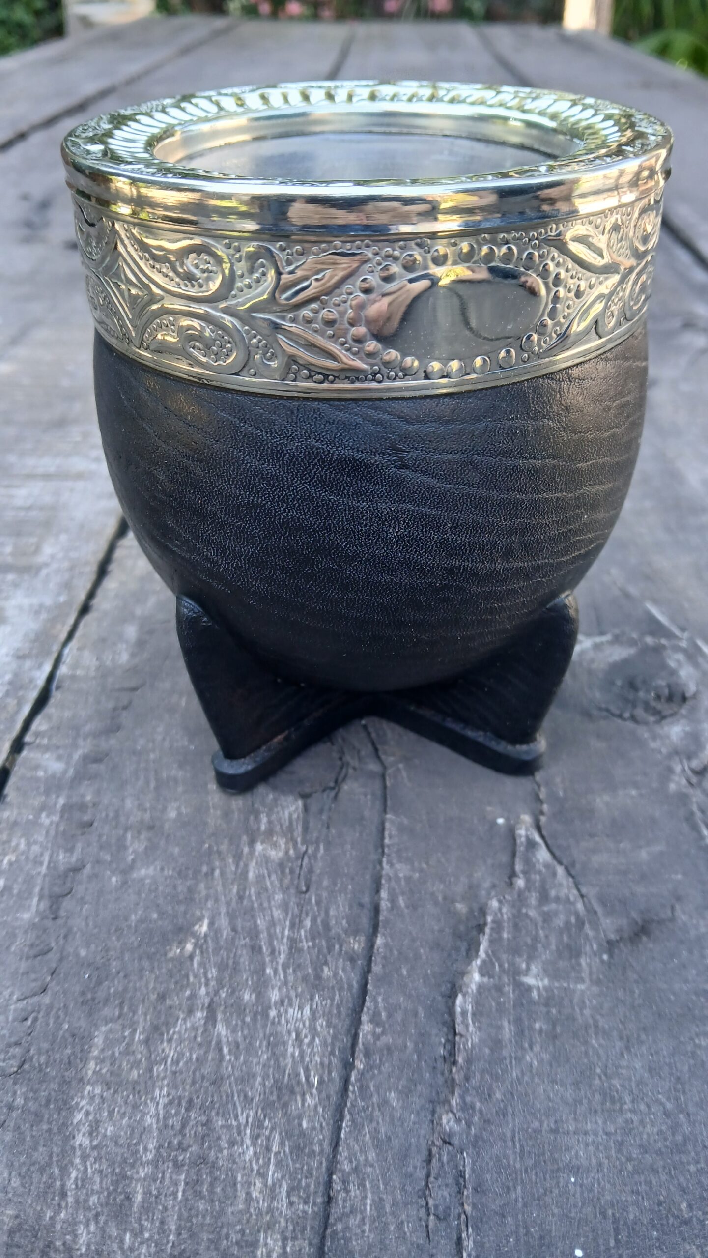 MATE IMPERIAL DELUXE VIROLA DE ALPACA CINCELADA – Tierra momentos unicos